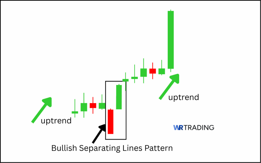 Separating Lines Candlestick Pattern | Examples & Trading