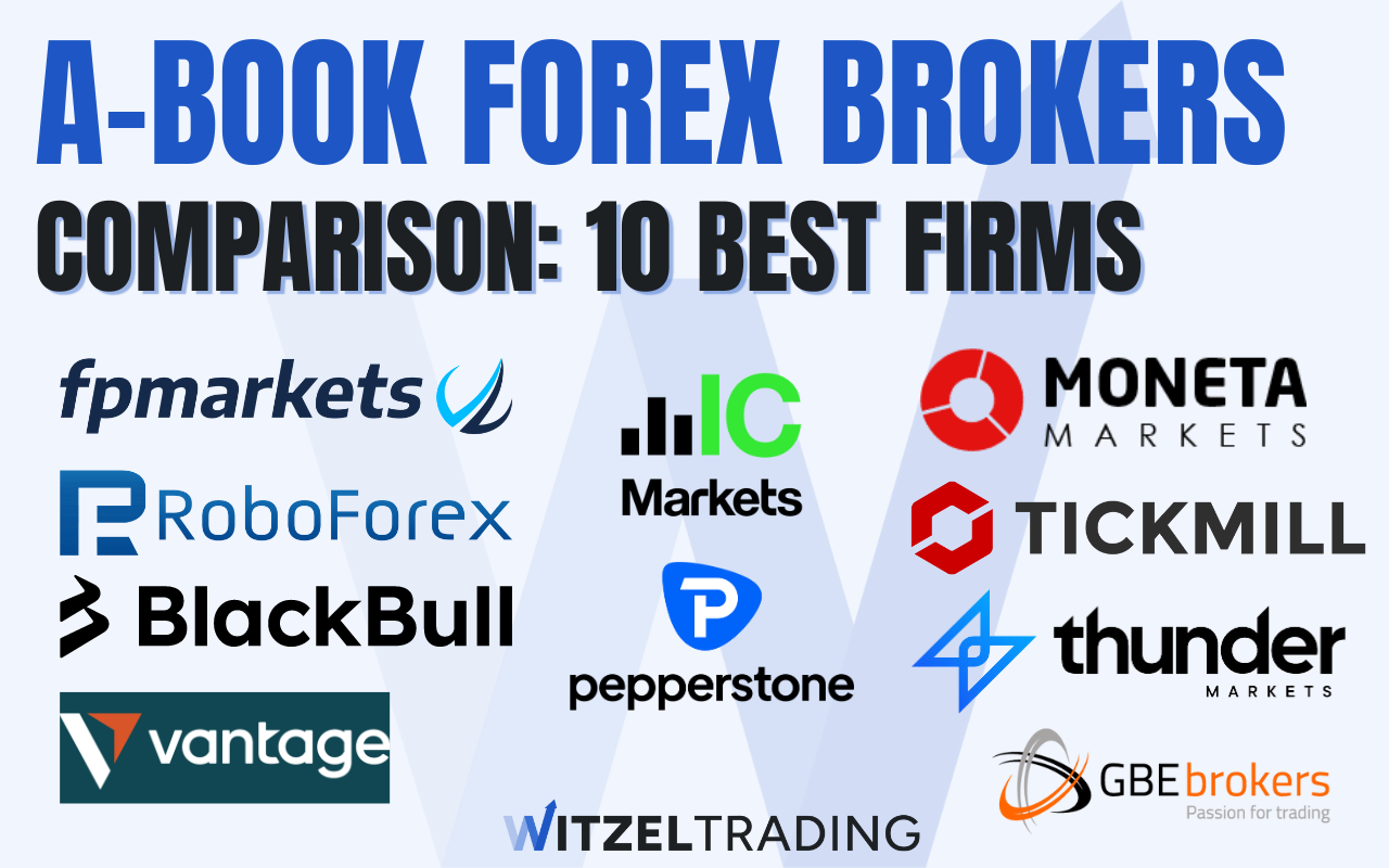 Top 10 Real A-Book Forex Brokers Compared | List 2025