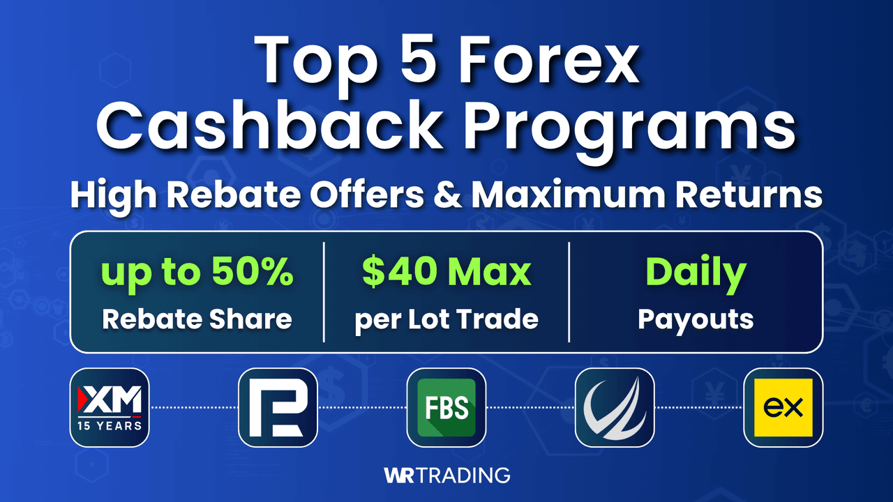 Top 7 Forex Cashback Programs (High Rebate & Discounts)